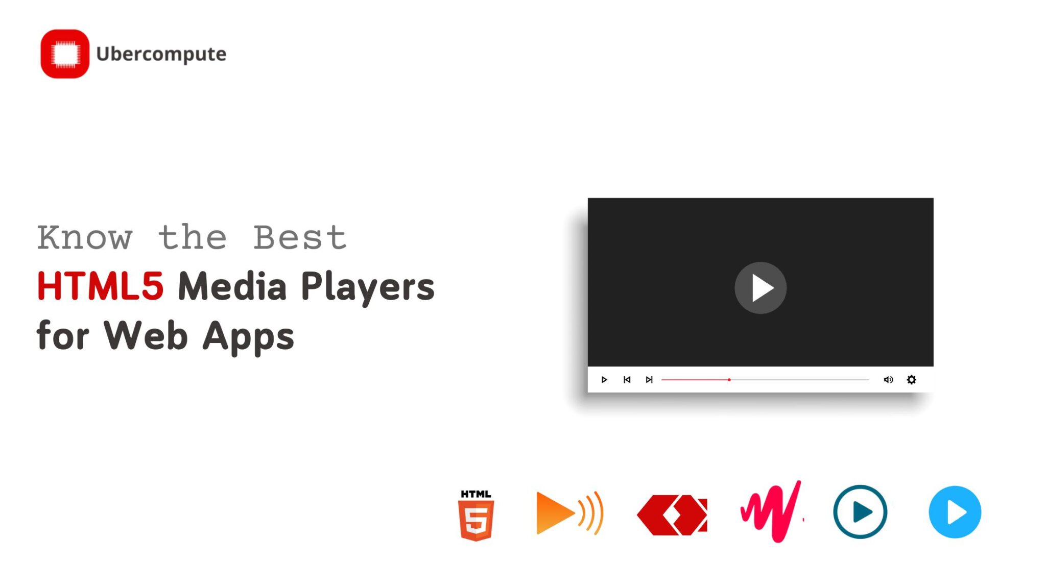 Best 6 HTML5 Video Players of 2023
